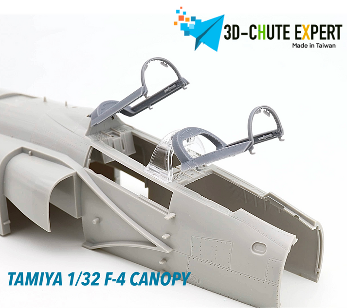 1/32 F-4 canopy frame Tamiya – 3D-CHUTE EXPERT