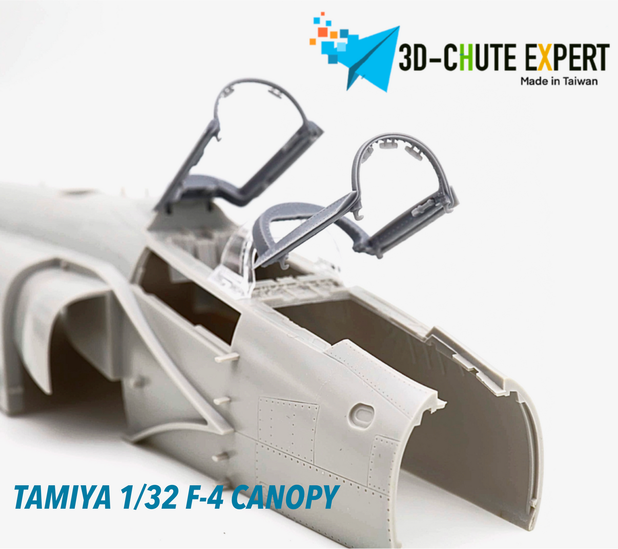 1/32 F-4 canopy frame Tamiya – 3D-CHUTE EXPERT