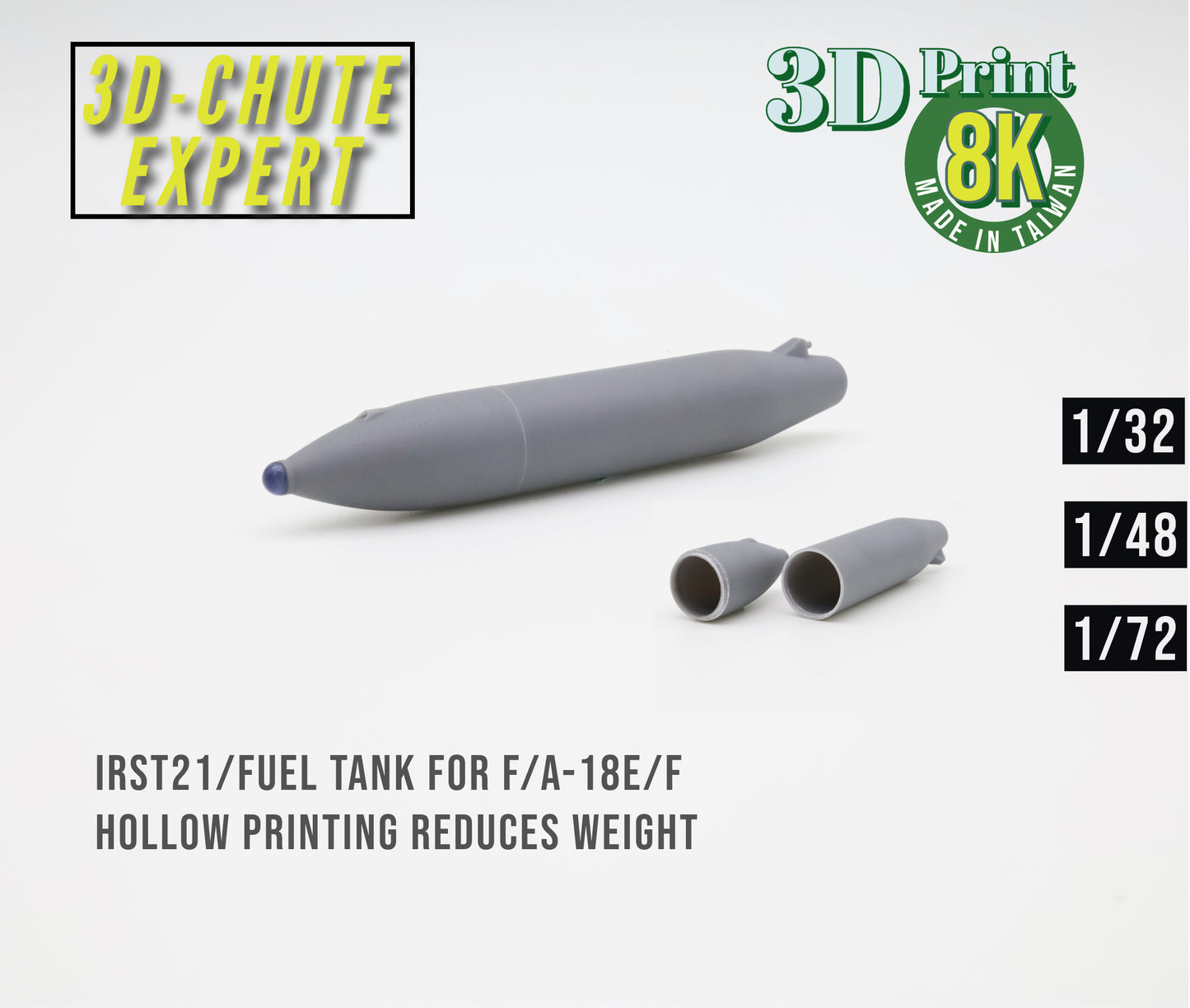 IRST/Fuel tank for F/A-18E/F – 3D-CHUTE EXPERT